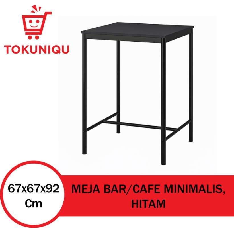Jual Meja Makan Bar Cafe Resto Kayu Besi Tinggi Minimalis Bar Table di ...
