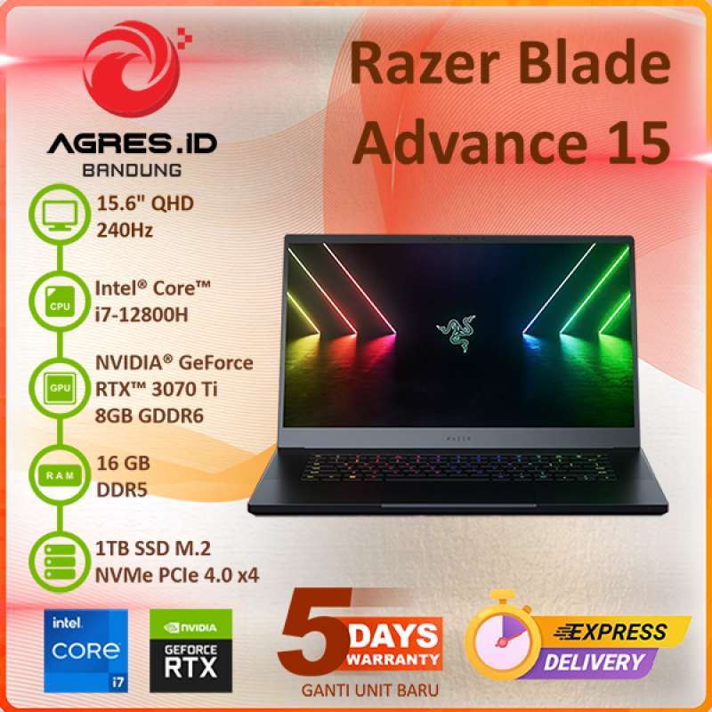 Jual Razer Blade Advance 15 | I7-12800h Rtx3070ti 8gb/ 16gb 1tb 15.6 ...