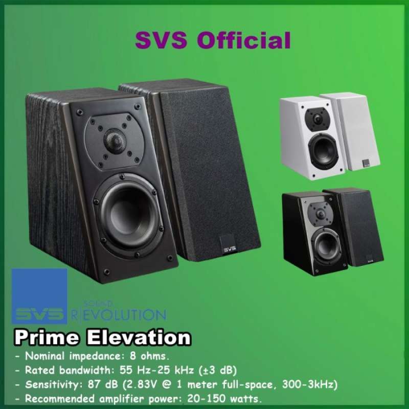 Promo Sale Svs Prime Elevation Dolby Atmos Surround Speaker Home Theater Terbaru - Gloss Black ...