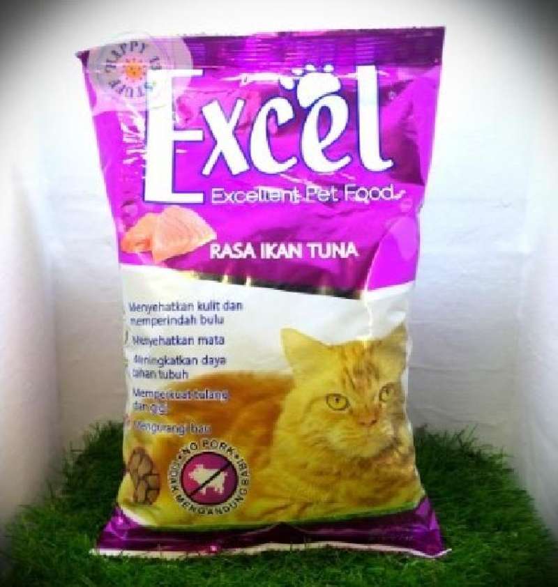 Jual Excel Makanan Kucing Kering 500 Gr - Ikan Ungu Di Seller Miko ...