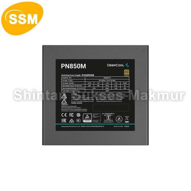 Promo Deepcool Power Supply PN850M 850W 80 PLUS GOLD Native ATX3.1 ...