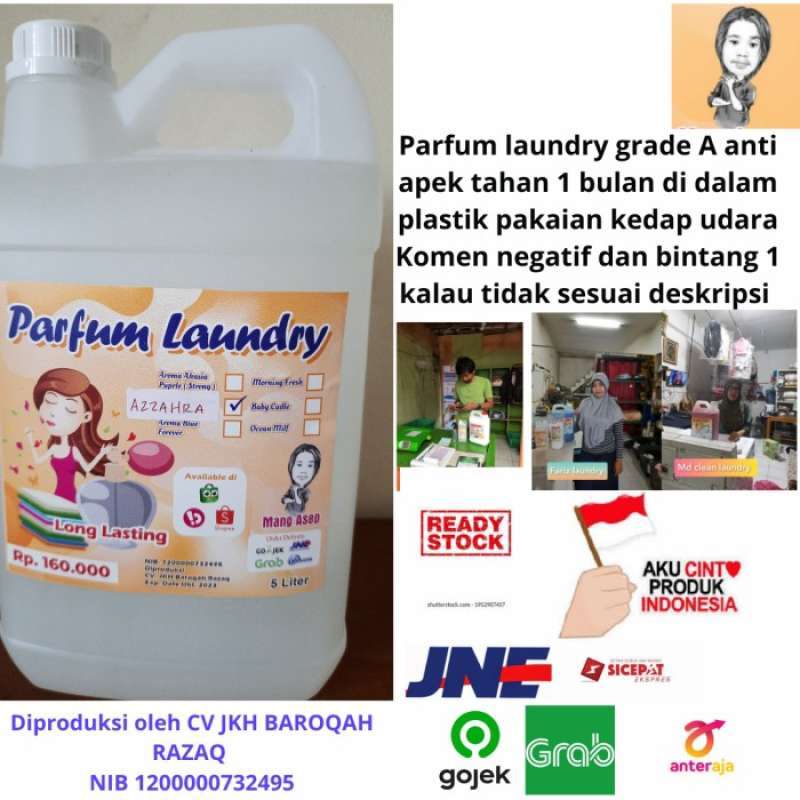 Promo Parfum Laundry Mang Asep Grade A+ 5 Liter Diskon 23% Di Seller ...