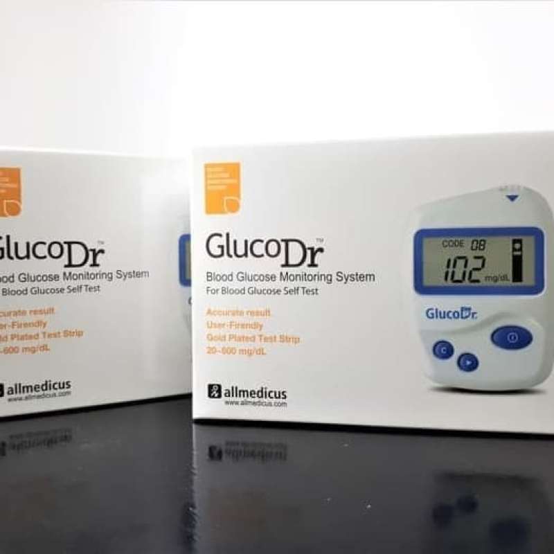 Promo Alat Test Gula Darah GlucoDr Biosensor 25 strip/GlucoDr Blood ...