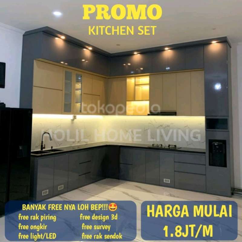 Promo Kitchen Set Minimalis / Kitchen Set Hpl / Kitchen Set Multiplek ...