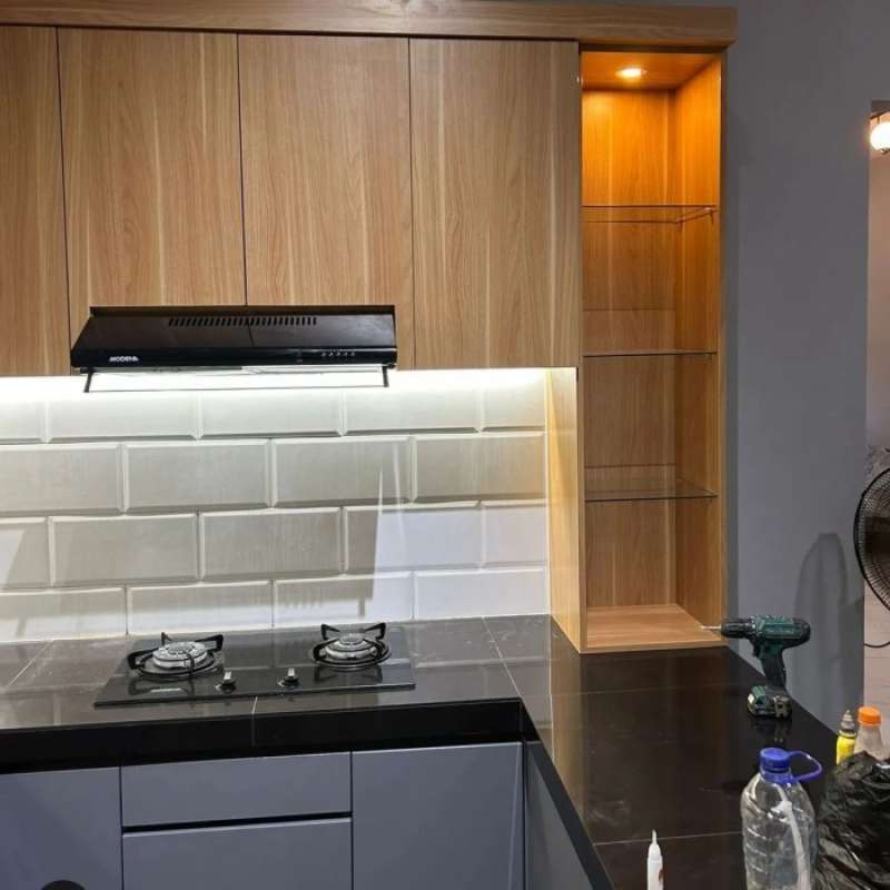 Promo Kitchen Set Minimalis Hpl Custom Diskon 23% Di Seller Emerald ...