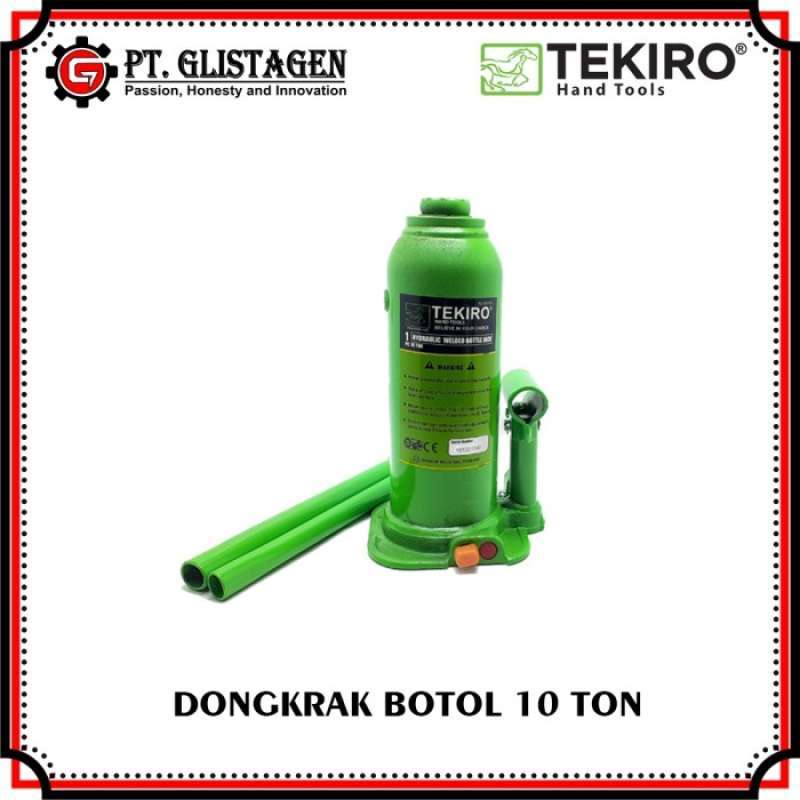 Promo Dongkrak Botol 10 Ton Tekiro Hydraulic Bottle Jack Dongkrak Mobil ...