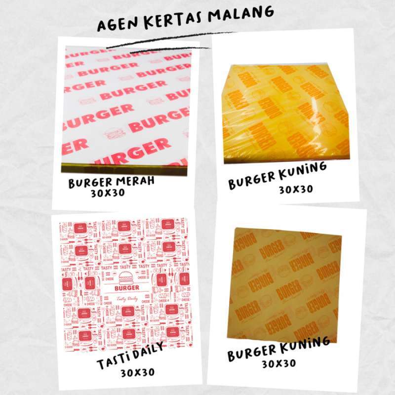Promo Kertas Burger | Logo | Burger | KFC | Paper Wrap | Kebab ...