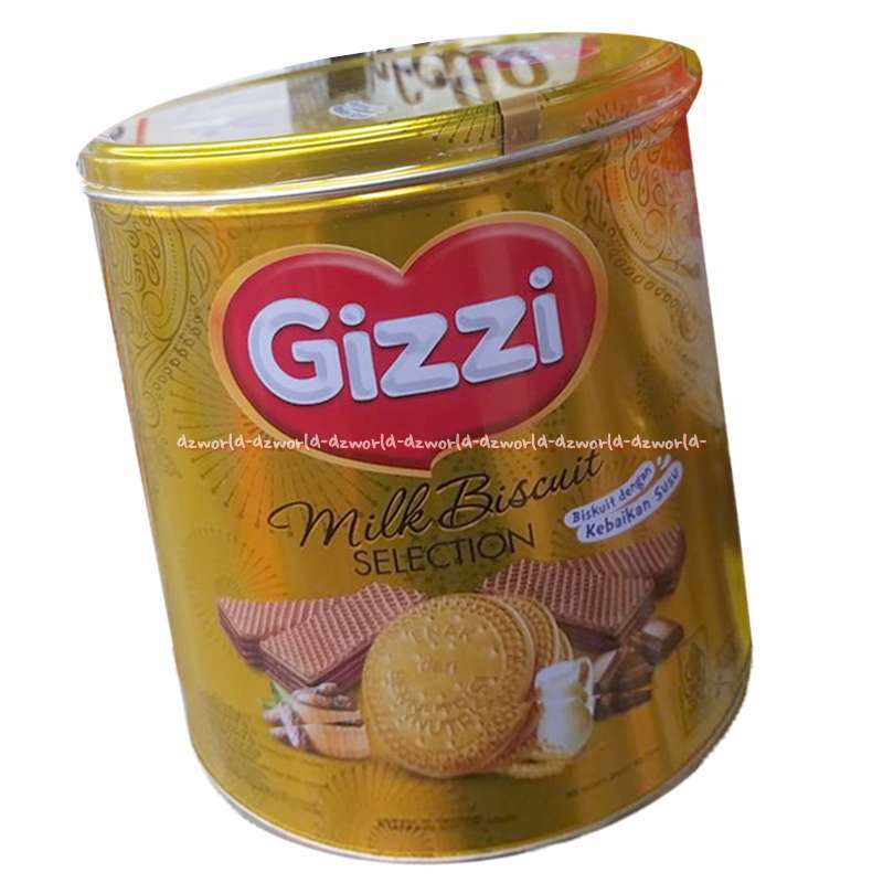 Jual Gizzi 240gr Milk Biscuit Selection Aneka Biskuit Wafer Krem Coklat ...