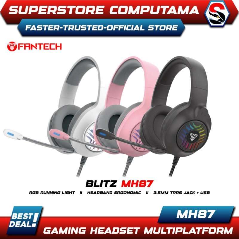 Promo Fantech BLITZ MH87 / MH-87 MULTI PLATFORM Gaming Headset Free ...