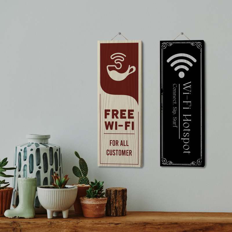 Jual Free Wifi Sign Board - Sb 3 Di Seller Kayugraphy - Padangsambian ...
