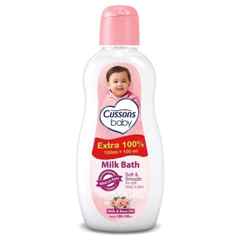 Promo Cussons Baby Hair And Body Wash 200ml Cusson Milk Bath Soft ...