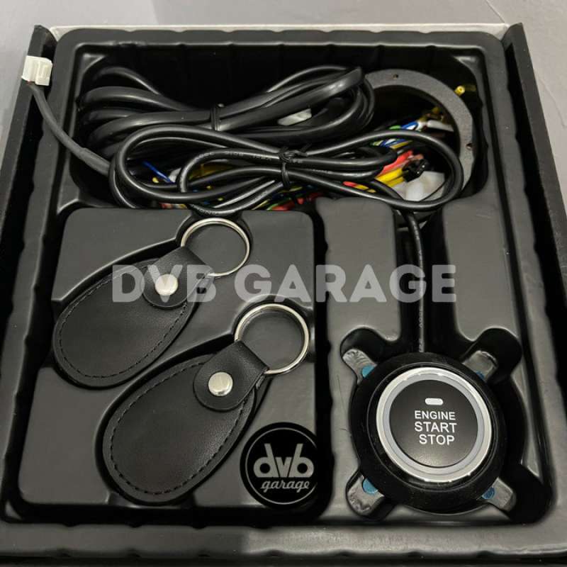 Promo TOMBOL ENGINE START STOP SWITCH RFID KEYLESS ALARM IMMOBILIZER ...