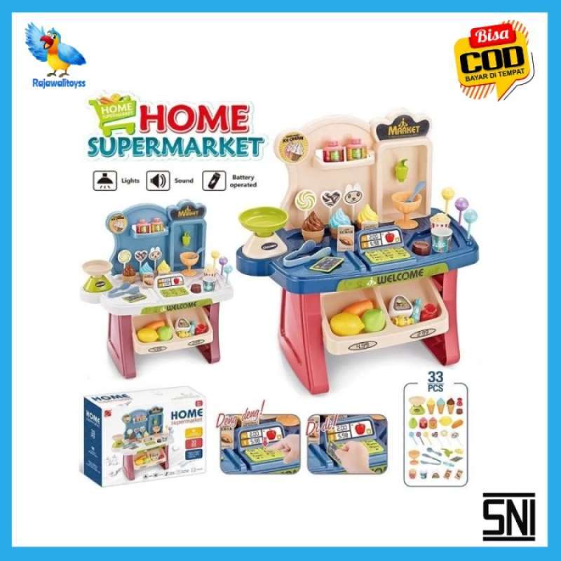 Promo Mainan Anak Perempuan Edukasi Mini Market Playset Diskon 9% Di ...