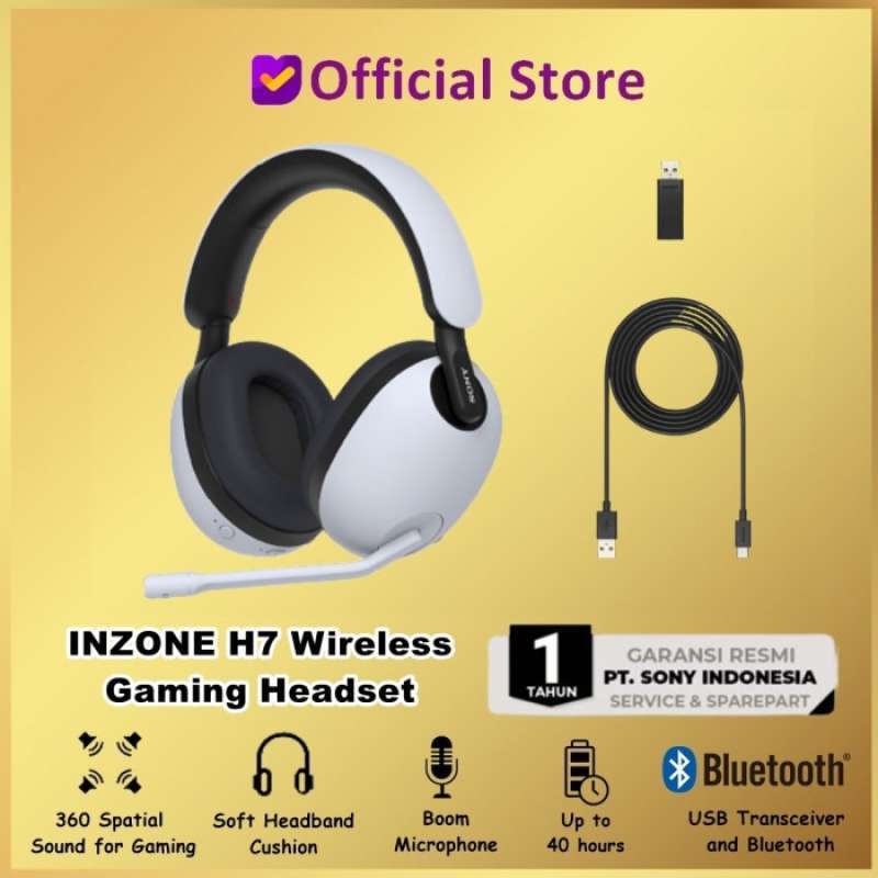 Promo Sony INZONE H7 Wireless Bluetooth Gaming Headset Headphone MDR ...