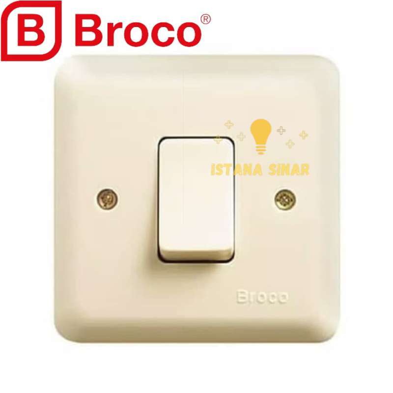 Jual Saklar Engkel Broco / Inbow / Saklar Single New Gee Broco / 6621 U ...