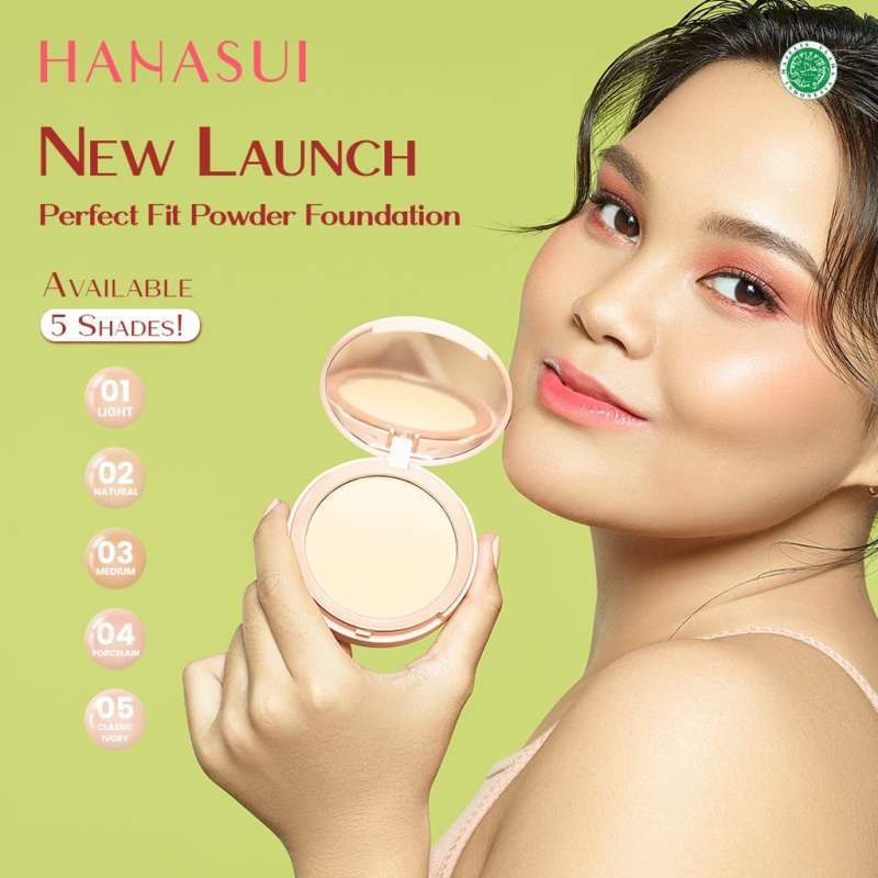 Jual Hanasui Perfect Fit Powder Foundation 12,5gr | Bedak Padat ...