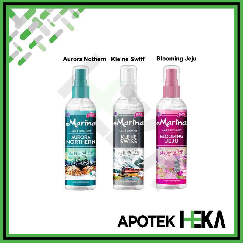 Jual Marina Hair & Body Mist 100 ml Long Lasting Parfum Cologne di ...