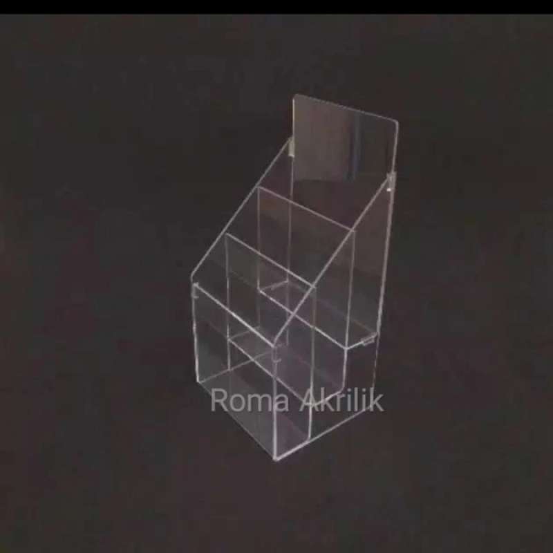 Jual Akrilik custom /Akrilik tempat brosur 3susun di Seller savagemall ...