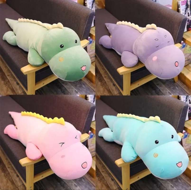 Promo Boneka Guling Dinosaurus Ukuran 80 Cm Bahan Plush Istimewa ...