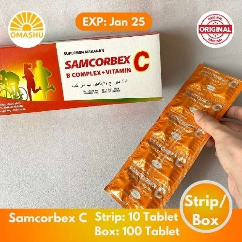 Promo Samcorbex C 500mg + Vit B seperti Selkom / Selcom C ...