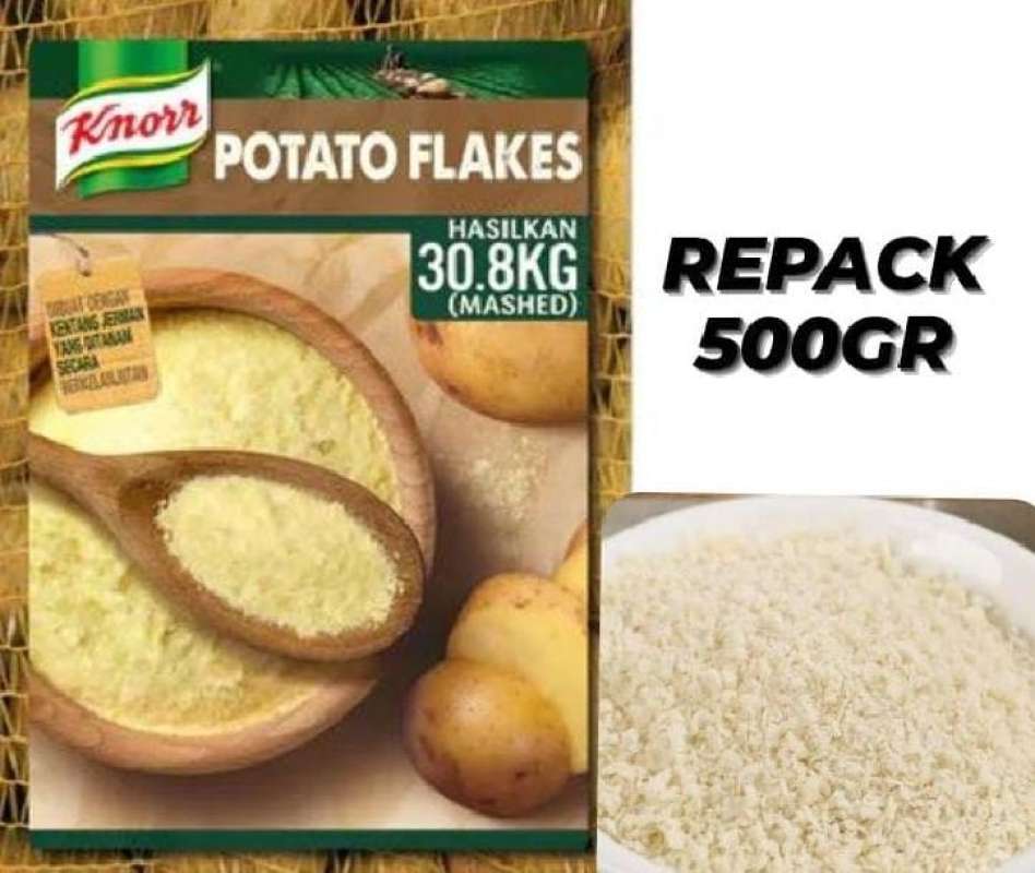 Jual KNORR MASHED POTATO FLAKE KEMASAN ECER 500GR,TEPUNG KENTANG SIMPLE ...