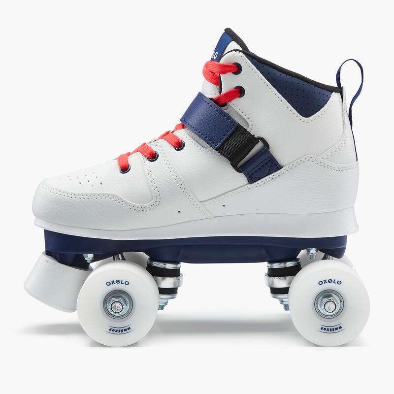 Jual Oxelo Sepatu Roda Quad 100 Adult Roller Skates - White 8520174 ...