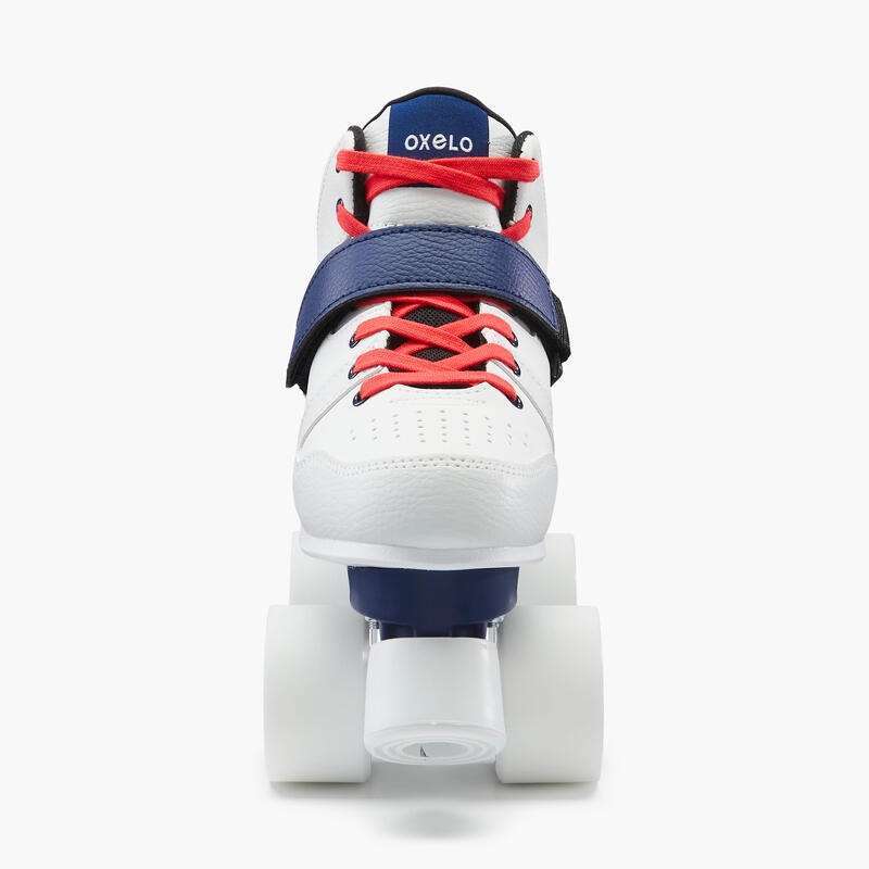 Jual Oxelo Sepatu Roda Quad 100 Adult Roller Skates - White 8520174 ...