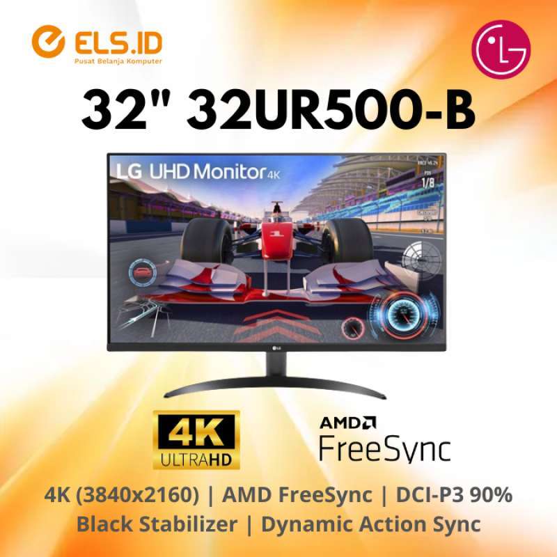 Promo Monitor Led Lg 32ur500-b 32 4k Uhd Amd Freesync Diskon 4% Di ...