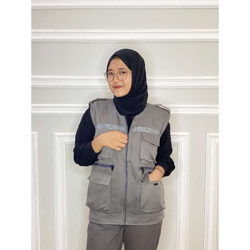 Promo CREDIFOX Rompi tactical / rompi cargo / vest pria casual / rompi ...