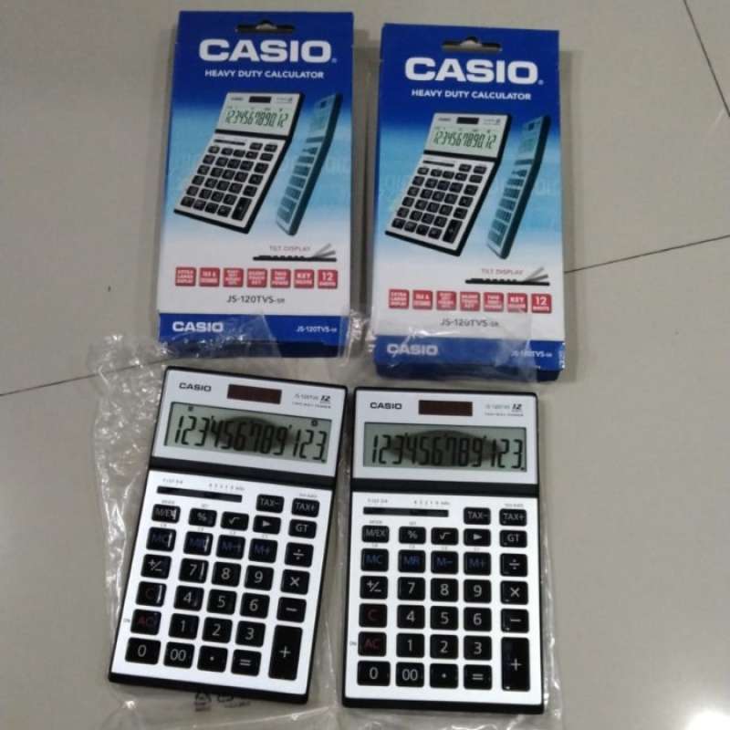 Jual CASIO KALKULATOR JS 120 TVS CALCULATOR di Seller smart projeck - Wijaya Kusuma, Kota ...