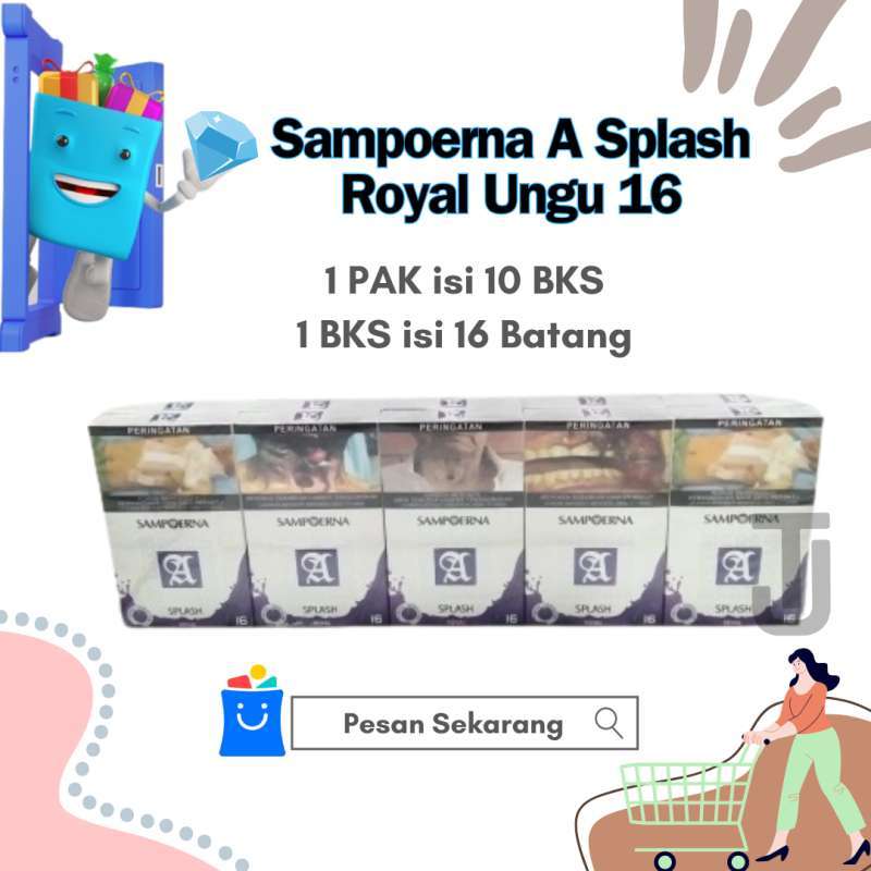 Jual Sampoerna A Splash Royal Ungu 16 - Pak Di Seller Tetapjaya Ii ...