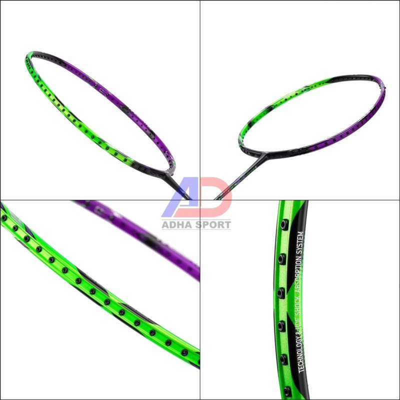 Promo Raket Badminton Li-ning Halbertec 9000 Green Purple Original ...