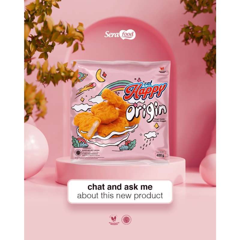 Jual HATO EAT HAPPY NUGGET AYAM ORIGIN 400 GRAM di Seller DISASS ...