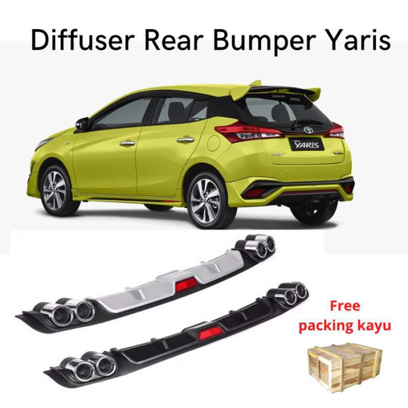 Promo DIFFUSER REAR BUMPER MOBIL UNIVERSAL TOYOTA ALL NEW YARIS VIOS ...