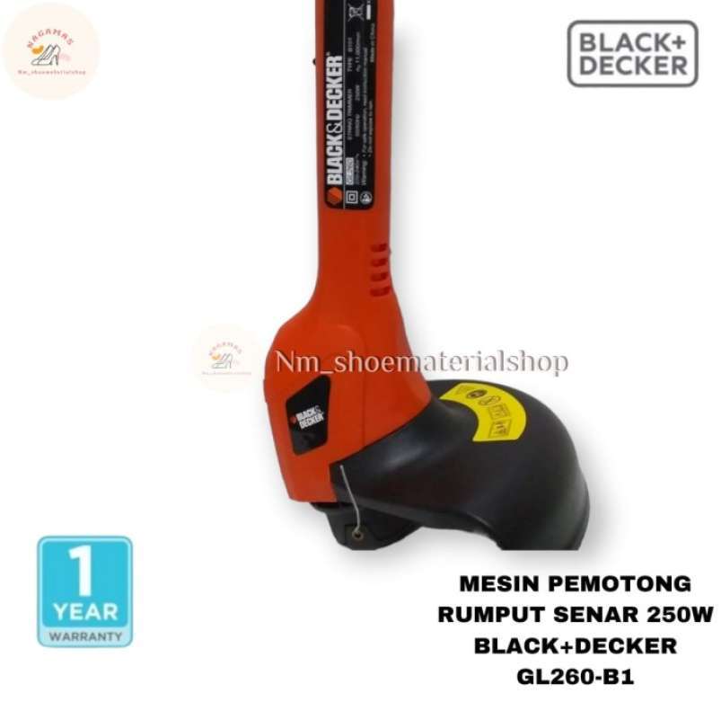 Promo GL 260 Black Decker 250W String Trimmer Pemotong Rumput Senar ...