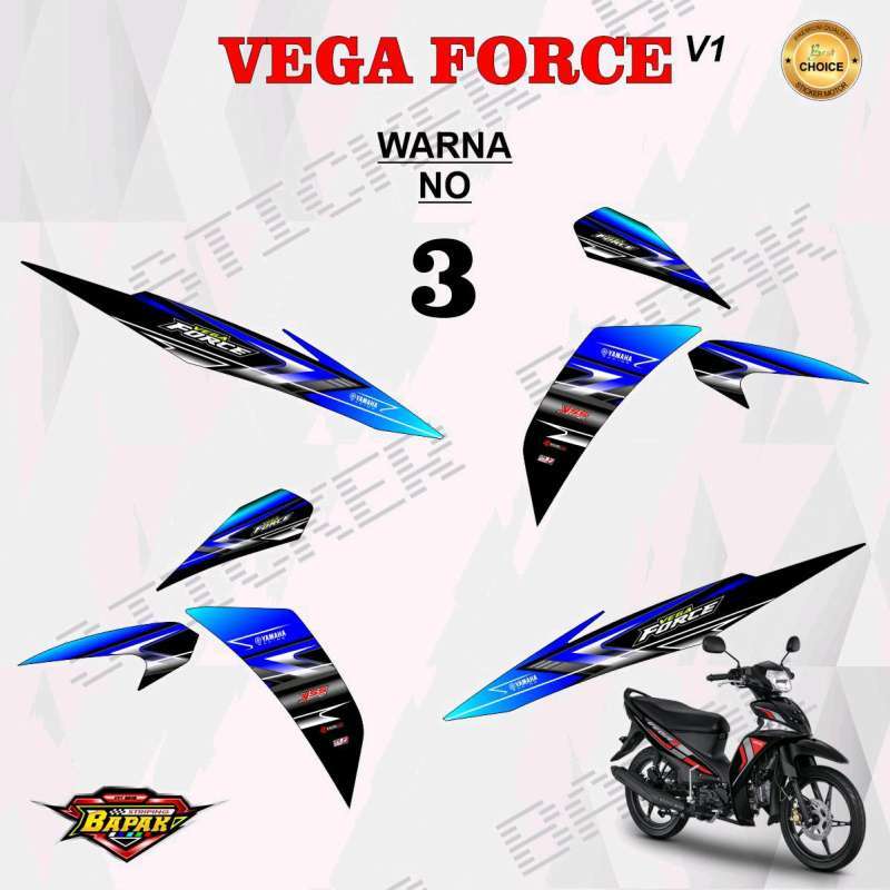 Jual Sticker Striping Decal Motor Vega Force V1 Variasi Race - Premium ...