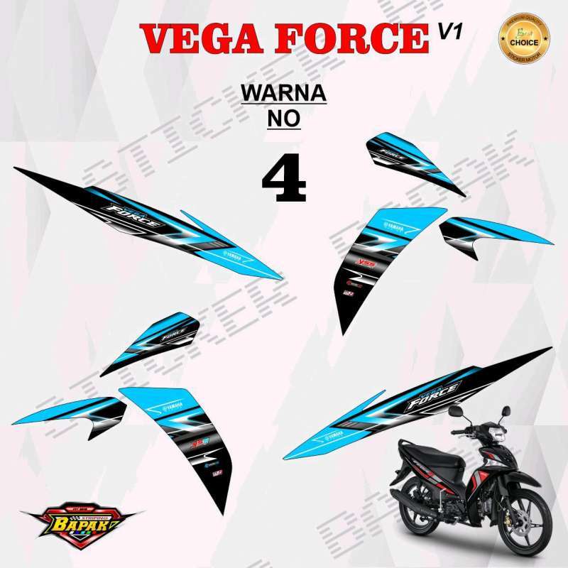 Jual Sticker Striping Decal Motor Vega Force V1 Variasi Race - Standar ...