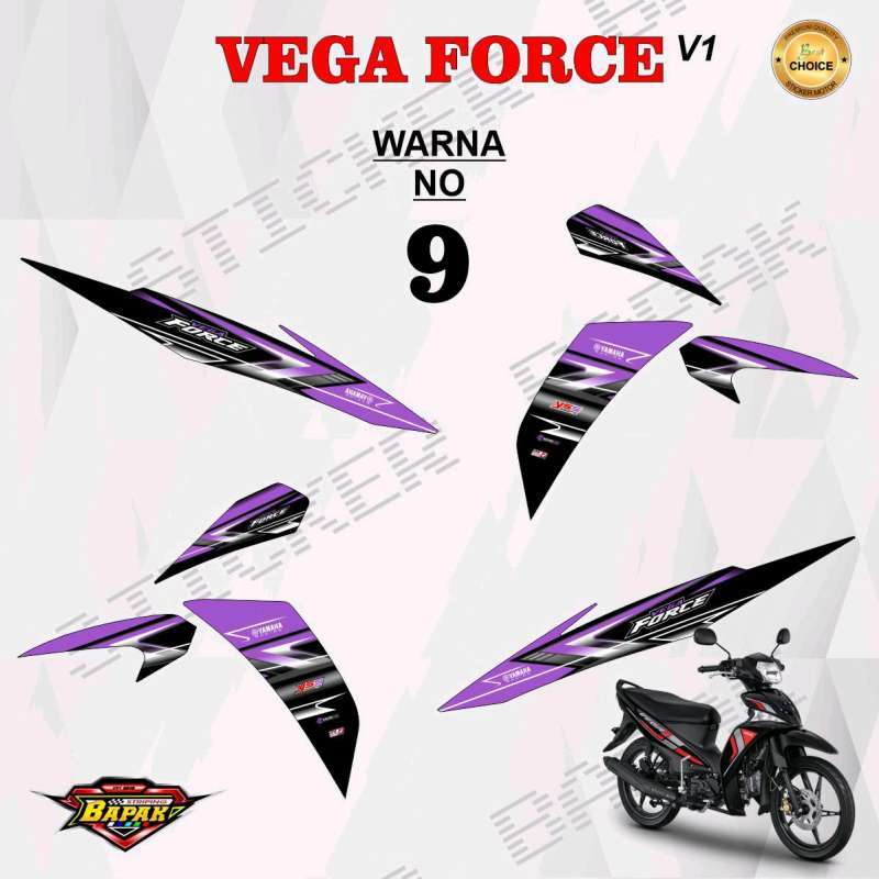 Jual Sticker Striping Decal Motor Vega Force V1 Variasi Race - Hologram ...