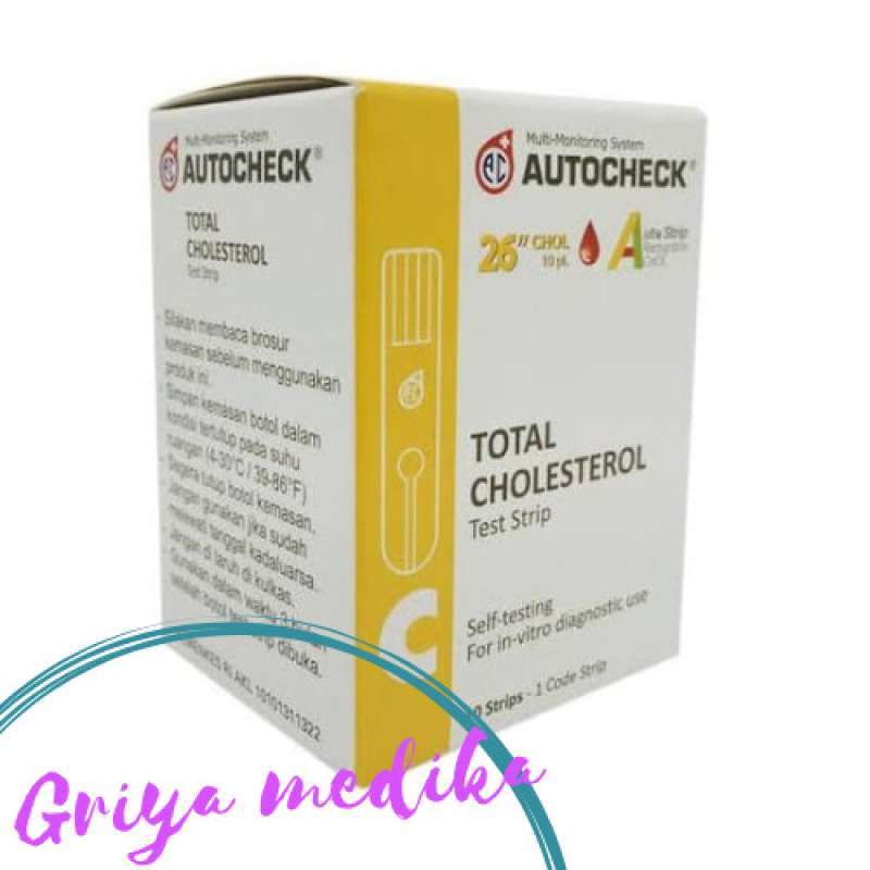 Promo Strip Autocheck Cholesterol/kolesterol - Isi 10 Strip Diskon 33% ...