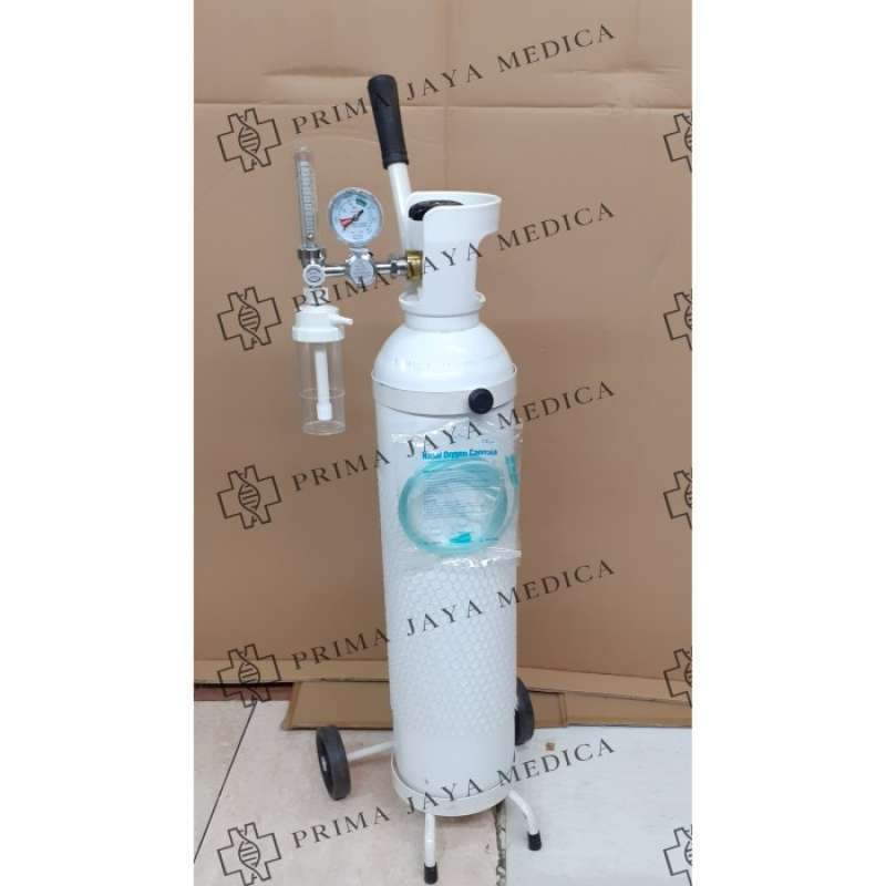 Promo Tabung Oksigen 1.5m3 Set 3 In 1 (tabung, Regulator Dan Trolley) Diskon 33% Di Seller Jaya ...
