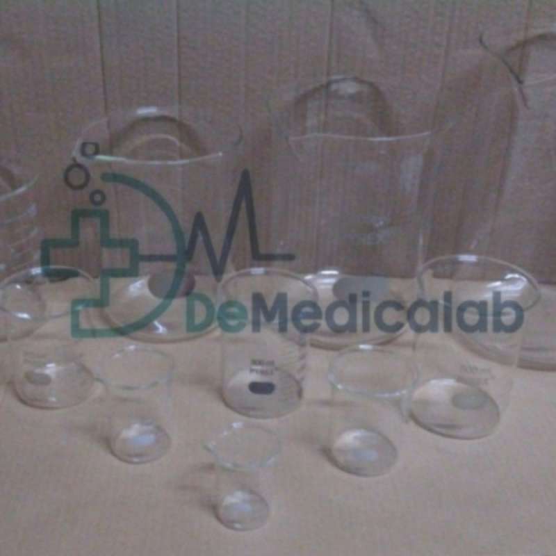 Promo Gelas Kimia Kaca / Beaker Glass Pyrex Rrc 500 Ml Diskon 33% Di ...