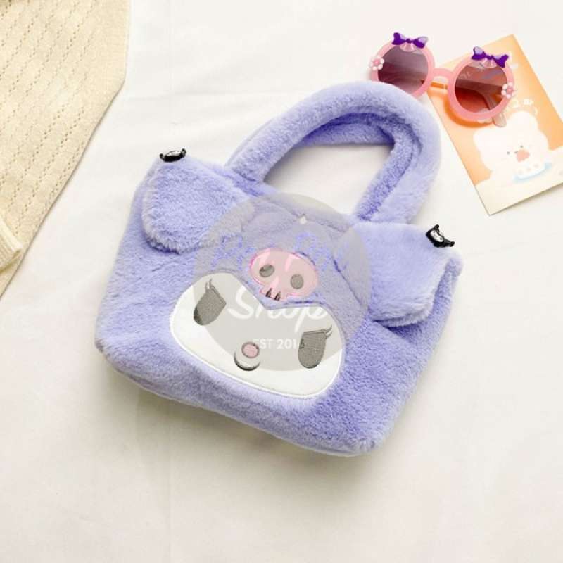 Jual Tas Lucu Premium Sanrio My Melody Kuromi Cinnamorol Kids Cute Bulu ...
