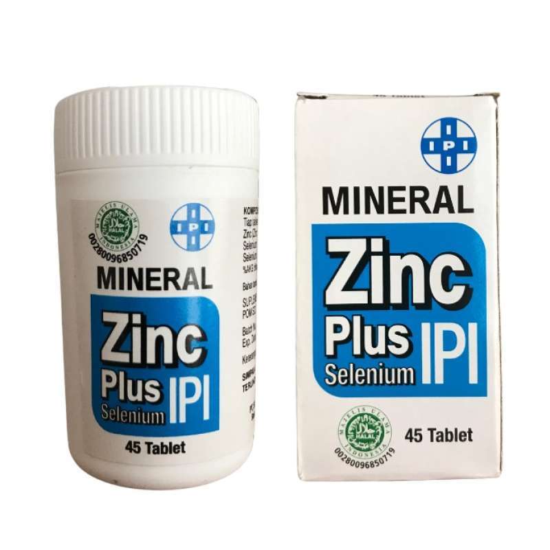 Jual VITAMIN MINERAL ZINC PLUS SELENIUM IPI 45 TABLET di Seller Apotek ...