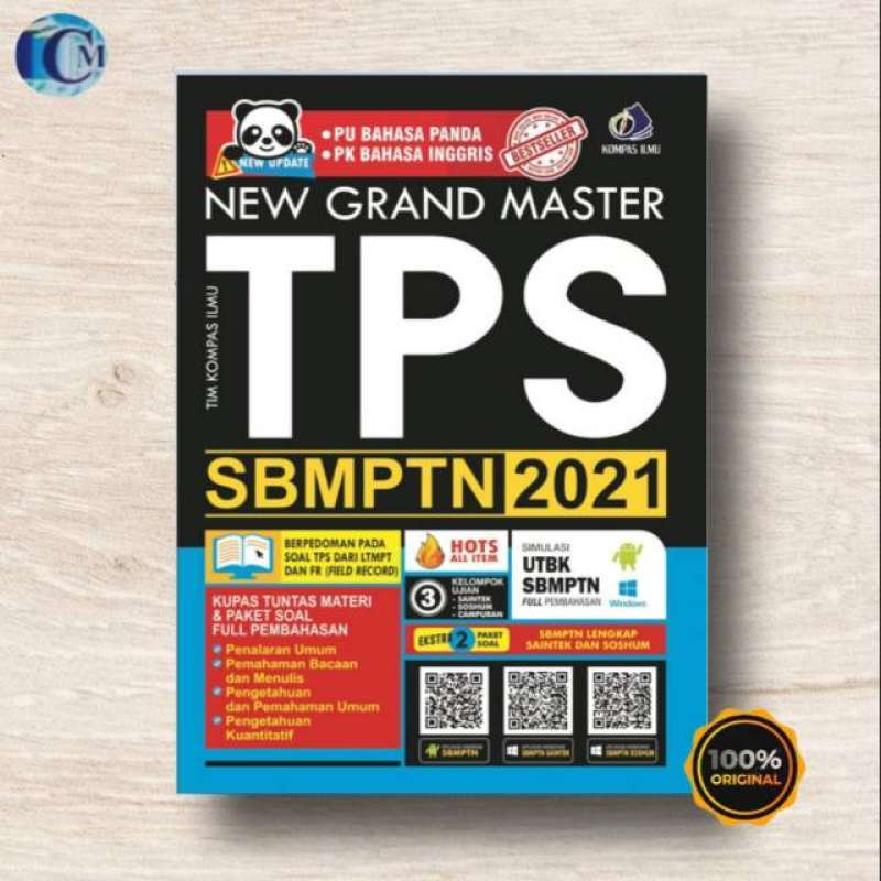 Jual Buku New Grand Master Tps Tes Potensi Skolastik Utbk Sbmptn 2021