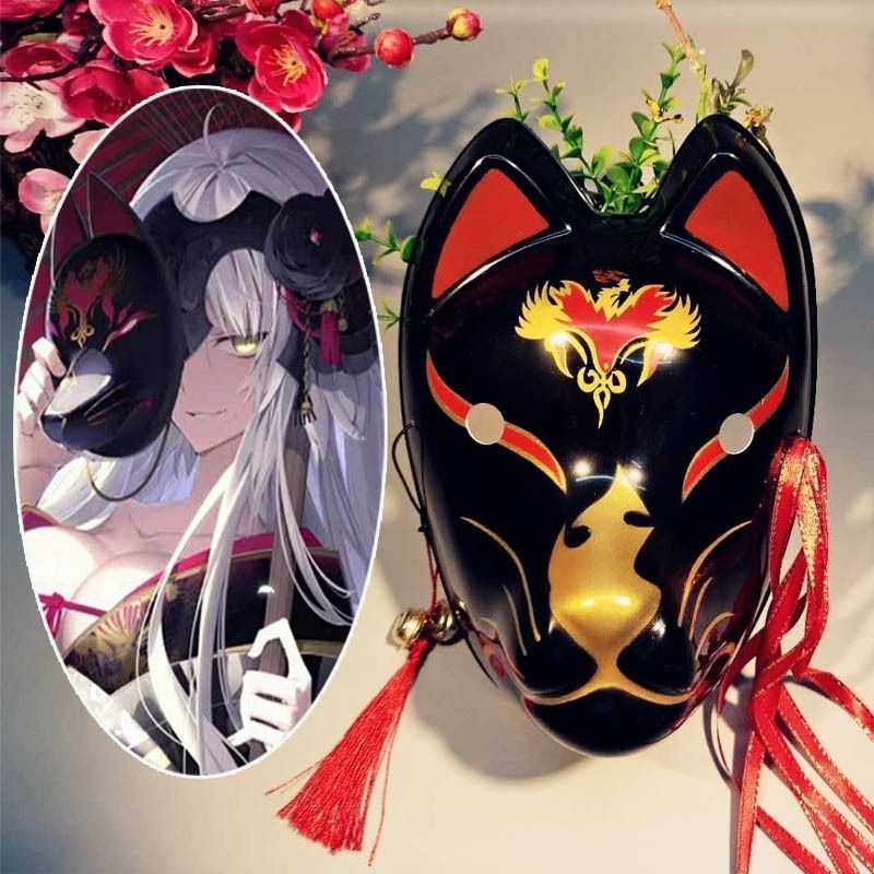 Jual Topeng Anime Anbu Full Face Dengan Lonceng / Anime Fox Mask With ...