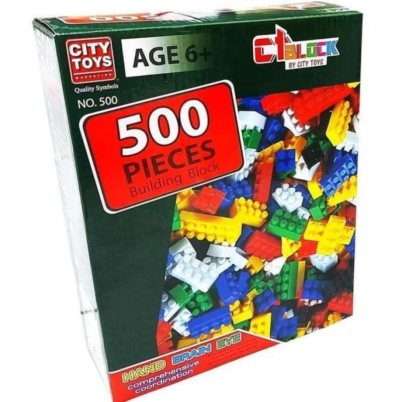 Promo Mainan Edukasi Anak Bricks Ct Block City Toys Building Block 500 ...