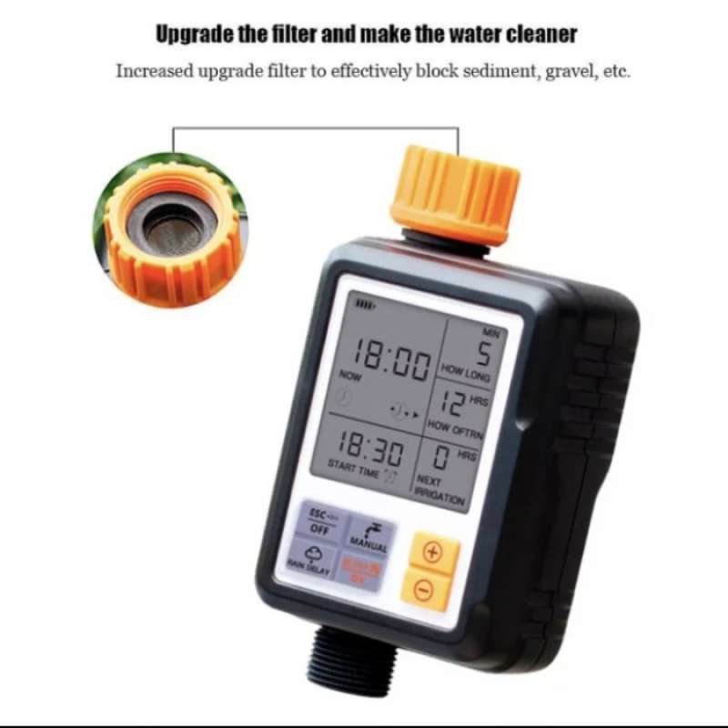 Promo HANCI Water timer digital Otomatis irigasi/timer kran air Auto ...