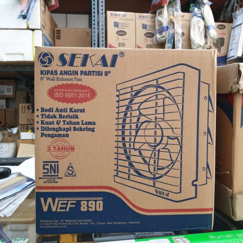 Promo Sekai Wef890 8 Exhaust Wall Fan 8 Inch Wef 890 Kipas Dinding Tembok Terbaru Diskon 29% di ...