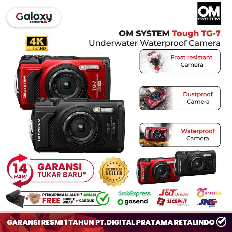 Jual Olympus OM System Tough TG-7 TG 7 Underwater Waterproof Camera Resmi - Red di Seller Galaxy ...