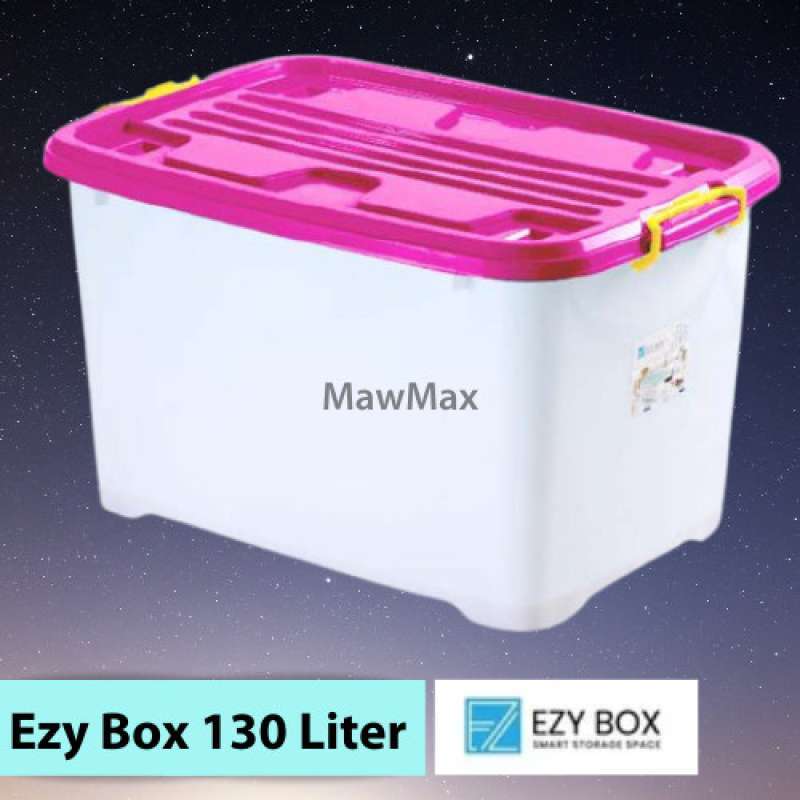 Promo Container Box 130 Liter Besar Tebal Kuat Tahan Banting Ezy Box EZ ...